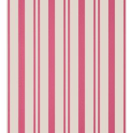 Maggie Stripe Wallpaper in Raspberry by Thibaut | Jane Clayton