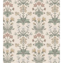 Maj Wallpaper in Sandstone by Sandberg | Jane Clayton