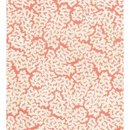 Maldives Fabric in Coral by Thibaut | Jane Clayton