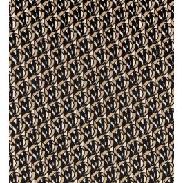 Monogram Fabric in Monochrome by Kirkby Design | Jane Clayton