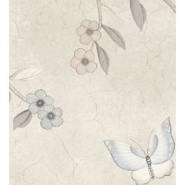 Chinoiserie Onism Fabric in Stone by Woodchip & Magnolia | Jane Clayton