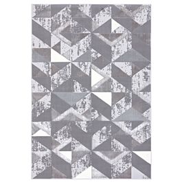 Orion Flag Rug by Asiatic in Silver | Jane Clayton
