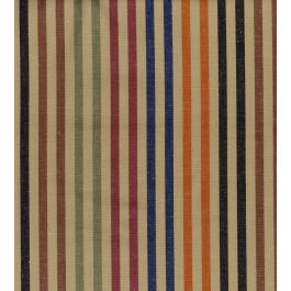Palette Stripe Fabric in Maple by Ian Mankin | Jane Clayton