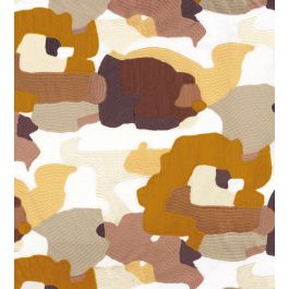 Parade Fabric in Ocre bois de rose by Casamance | Jane Clayton