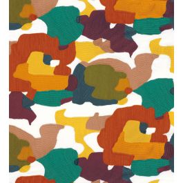 Parade Fabric in Orange brulee topaze by Casamance | Jane Clayton