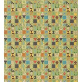 Potato Print Fabric in Green by GP & J Baker | Jane Clayton