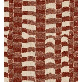 Promenade Fabric in Brick Red by Nobilis | Jane Clayton
