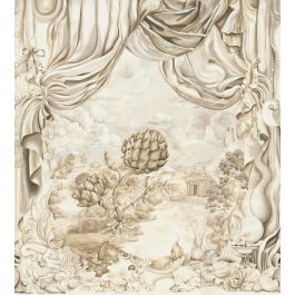 Pygmalion Wallpaper mural in Alabaster by Sanderson | Jane Clayton