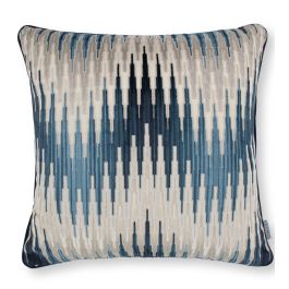 Quintero Ready Made Cushions in Indigo by Romo | Jane Clayton