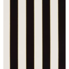 Regency Stripe Wallpaper in Ivory/Black by Osborne & Little | Jane Clayton