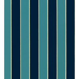 Regency Stripe Wallpaper in Peacock by Osborne & Little | Jane Clayton