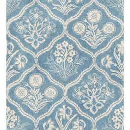 Rosa Wallpaper in Blue by Sandberg | Jane Clayton