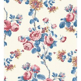 Roxburgh Fabric in Raspberry by Warner House | Jane Clayton
