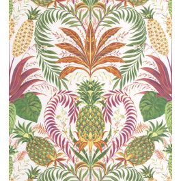 Samba Wallpaper in Fuchsia by Casadeco | Jane Clayton