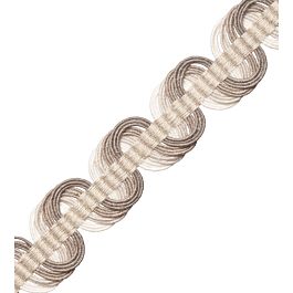 Veranda Linen Crete Trimmings in Silver Birch by Samuel & Sons | Jane ...