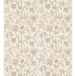 Solaine Wallpaper by Sanderson in Calico/Russet | Jane Clayton