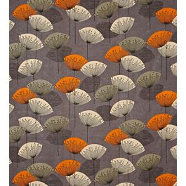 Dandelion Clocks Fabric by Sanderson in Slate | Jane Clayton