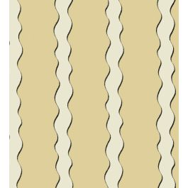 Scroll Stripe Fabric in Butter by Parker & Jules | Jane Clayton