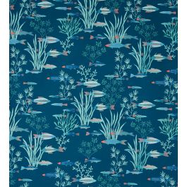Shallows Fabric in Ocean by Prestigious Textiles | Jane Clayton