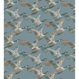 Skein Wallpaper in Duck Egg by Arley House | Jane Clayton