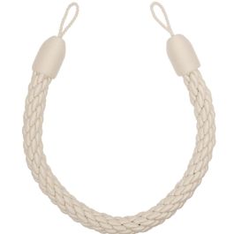 Sophie Cable Holdback Trimmings in Cream by Samuel & Sons | Jane Clayton