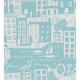 Waterside Fabric by Studio G in Duckegg | Jane Clayton