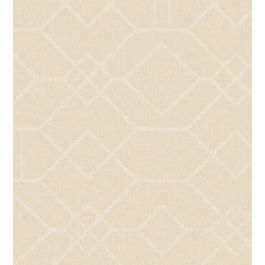 Subtle Geometry Wallpaper in Beige/Sand by Eijffinger | Jane Clayton