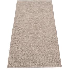 Svea Rug in Mud Metallic/Mud by Pappelina | Jane Clayton