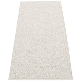 Svea Rug in Stone Metallic/Fossil Grey by Pappelina | Jane Clayton