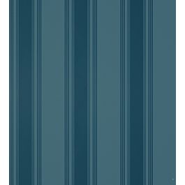 Brittany Stripe Wallpaper by Thibaut in Teal | Jane Clayton