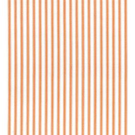 Ticking Stripe 1 Fabric in Orange by Ian Mankin | Jane Clayton