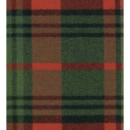 Tyrolean Plaid Fabric in Black/Red/Green by MINDTHEGAP | Jane Clayton