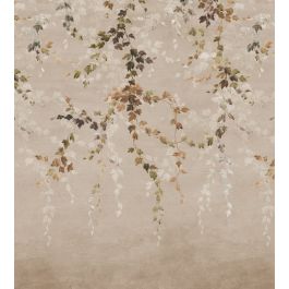 Vine Shadow Wallpaper mural in Taupe by Coordonne | Jane Clayton