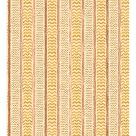 Wriggle Room Wallpaper in Ochre by GP & J Baker | Jane Clayton