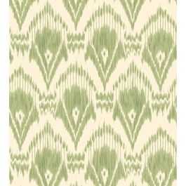 Zaraband Wallpaper in Green by GP & J Baker | Jane Clayton