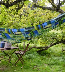 Achara Outdoor Fabric in Azure by Designers Guild | Jane Clayton