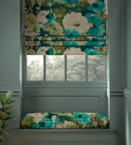 Alchemy Fabric in Teal by Warwick | Jane Clayton