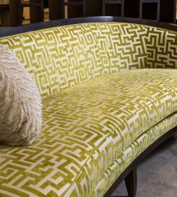 Apollon Fabric in Emerald by Jim Thompson | Jane Clayton