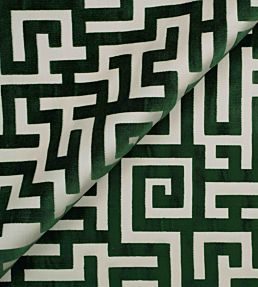Apollon Fabric in Emerald by Jim Thompson | Jane Clayton