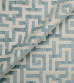 Apollon Fabric in Powder Blue by Jim Thompson | Jane Clayton