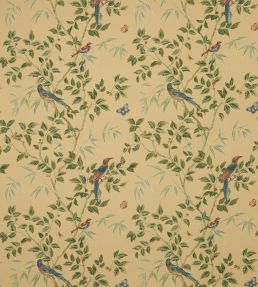 Ashdown Fabric in Yellow by Colefax and Fowler | Jane Clayton