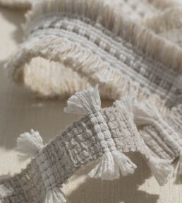 Aspen Double Cut Braid Trimmings in Birch by Samuel & Sons | Jane Clayton