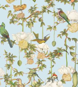 Baobab Botanica Wallpaper in Sky Blue by Cole & Son | Jane Clayton