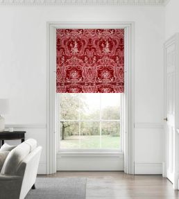Baroque Fabric in Red by Warner House | Jane Clayton