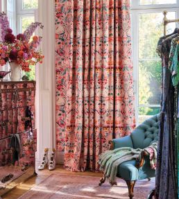 Bonita Fabric in Chateau Rose by Temperley London for Romo | Jane Clayton