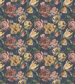 Bronte Wallpaper in Finch Blue by Arley House | Jane Clayton