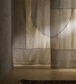 Burnished Linen Fabric in Lantern by de Le Cuona | Jane Clayton