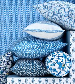 Buta Fabric in Cobalt by Clarke & Clarke | Jane Clayton