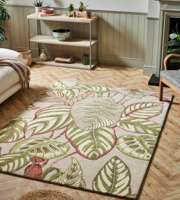 Calathea Rug by Sanderson in Olive | Jane Clayton
