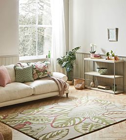 Calathea Rug by Sanderson in Olive | Jane Clayton